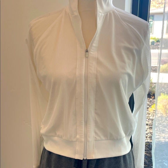 ZYIA | Jackets & Coats | Zyia Active Updated Bomber Jacket With Sheer ...